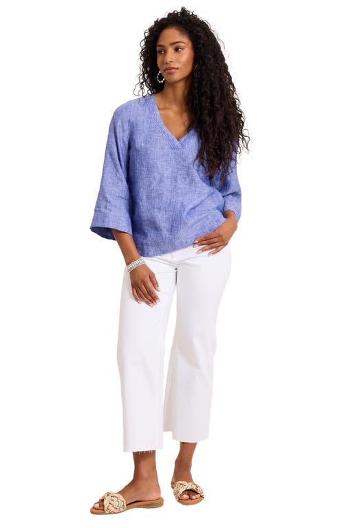 TOMMY BAHAMA Tommy Bahama Linen Popover Top